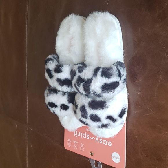 Easy Spirit | Shoes | Easy Spirit Womens Faux Fur Slippers | Poshmark